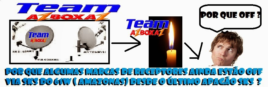 Por que algumas marcas de receptores ainda estão off via sks do 61w ...