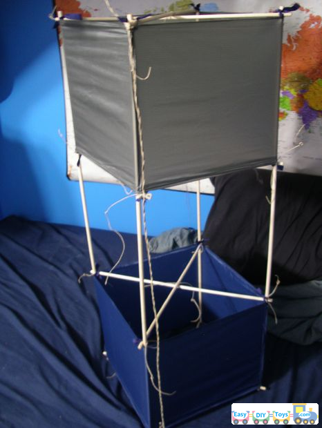 How to make a homemade box kite