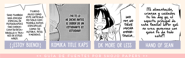 [Pack] Fuentes para Edición de Mangas | Shojo Papers
