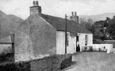Tour Scotland: Old Photograph Post Office Glen Lean Scotland