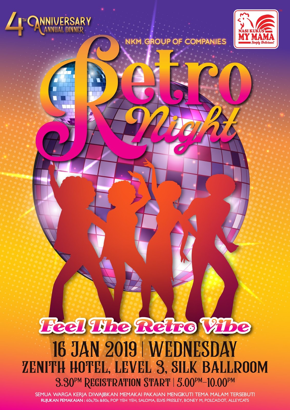 ANNUAL DINNER : RETRO NIGHT NKM