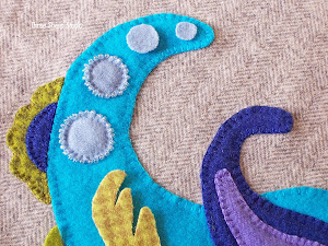 Three Sheep Studio: How To Applique With Wool Series - Part 3