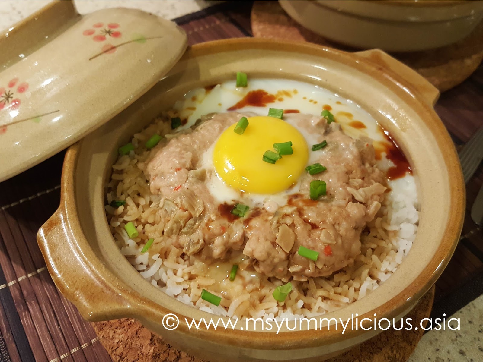 Claypot Rice with Minced Meat and Pickled Mustard Root - Yummy~licious ...