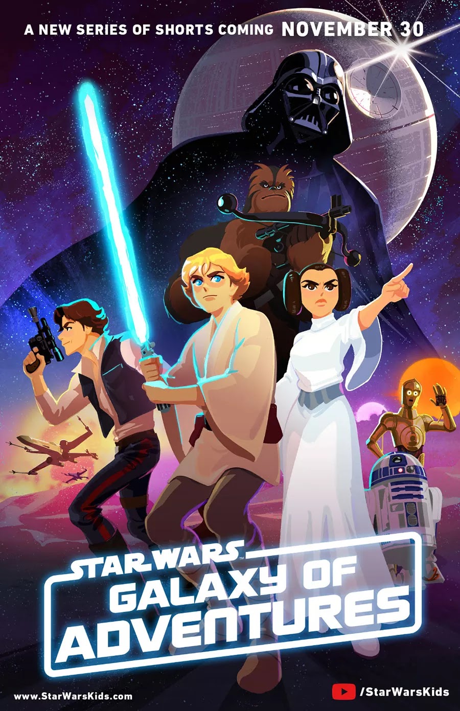 Galactic News: Disney Turns Classic Star Wars Films Into Animated ...