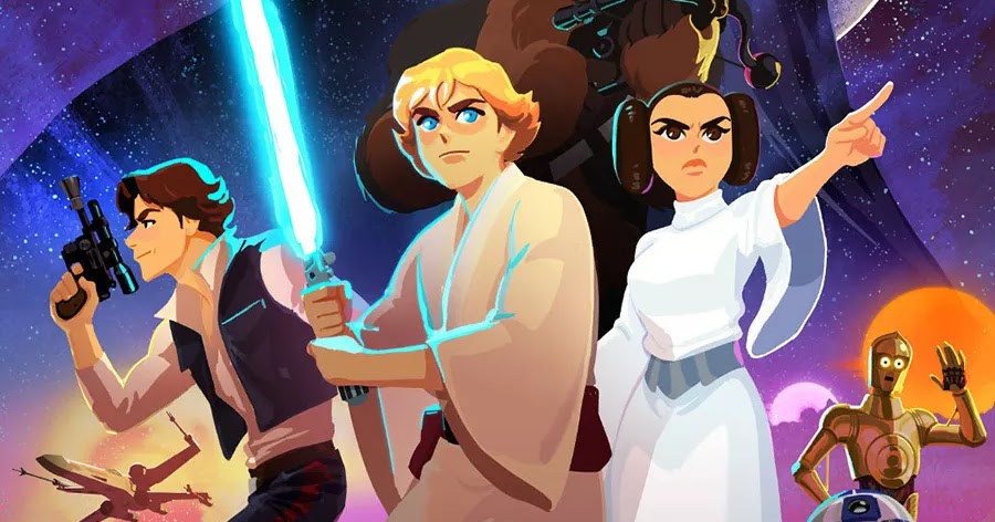 Galactic News: Disney Turns Classic Star Wars Films Into Animated ...