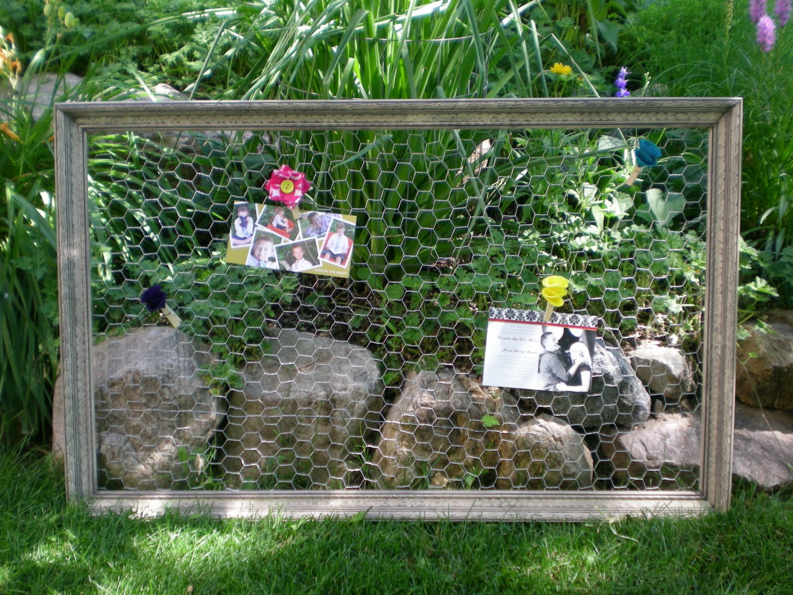 JenNY & AShlEY's ReDOs: Chicken Wire Frames