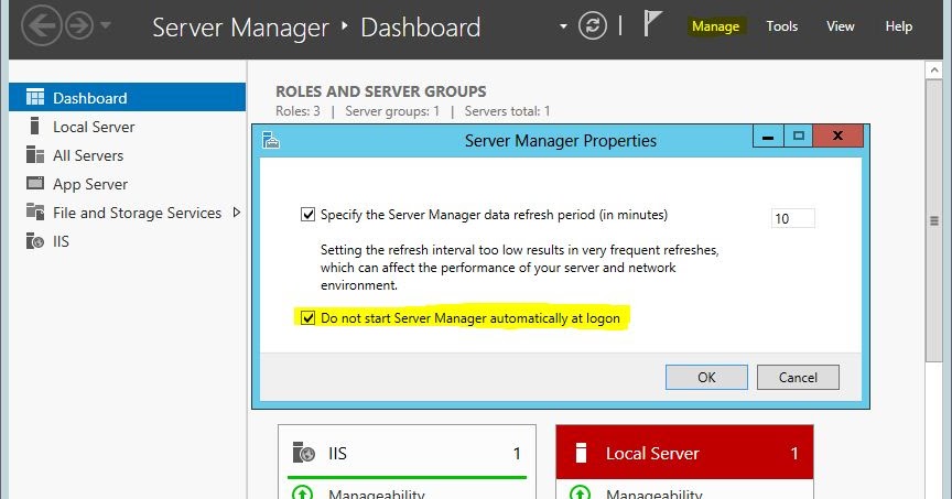 Windows Server 2012: Disable Server Manager at Startup ~ The Sysadmin ...