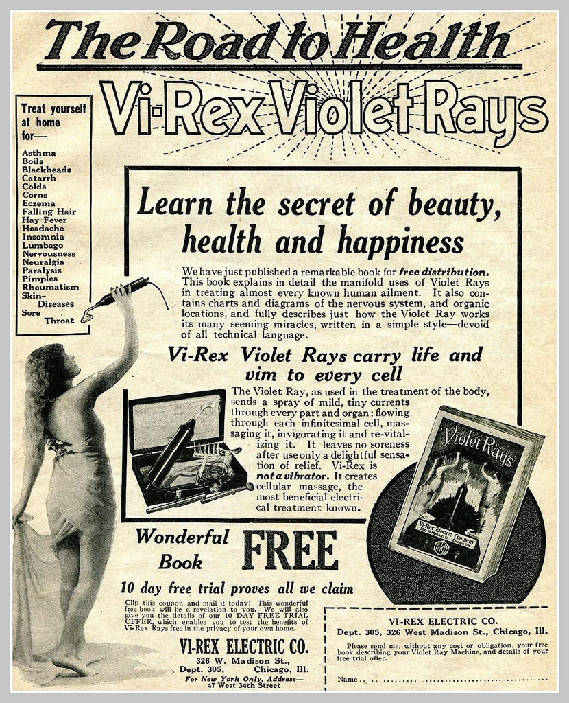 EverythingCroton: GONE BUT NOT FORGOTTEN: VIOLET RAYS!
