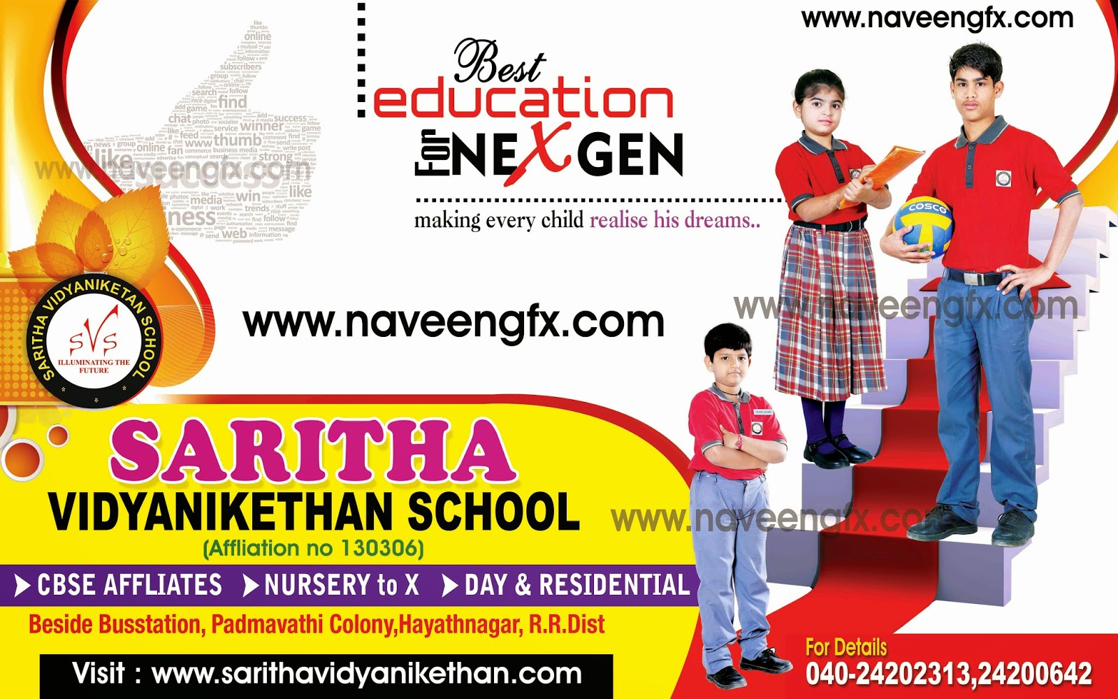 Saritha School Design | naveengfx