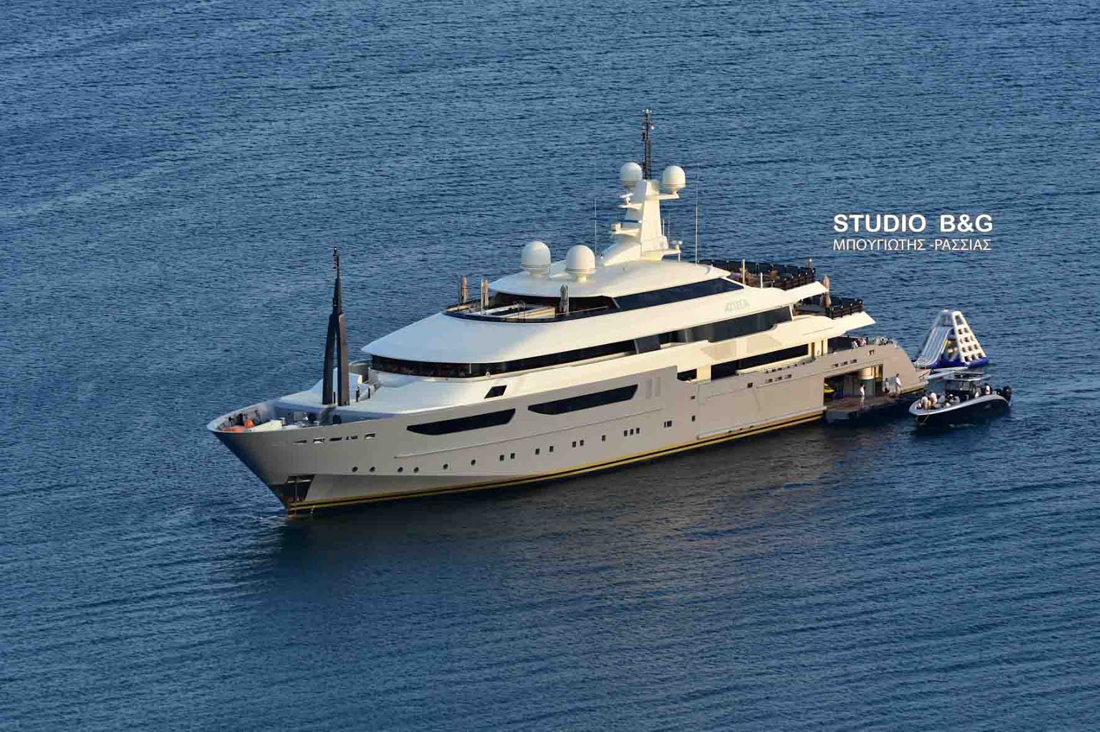 Το super yacht "Azteca" στο Ναύπλιο - Αργολικές Ειδήσεις