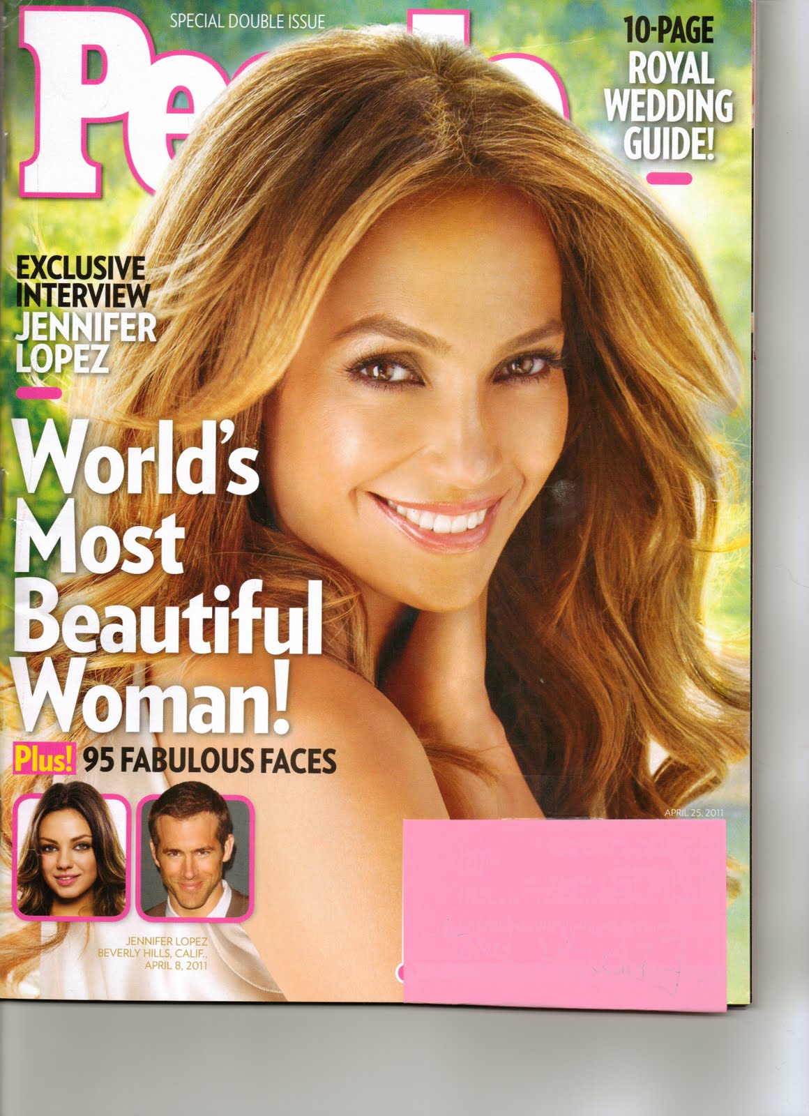 Jennifer Lopez Looks Flawless Inside the Pages of People Magazine ...