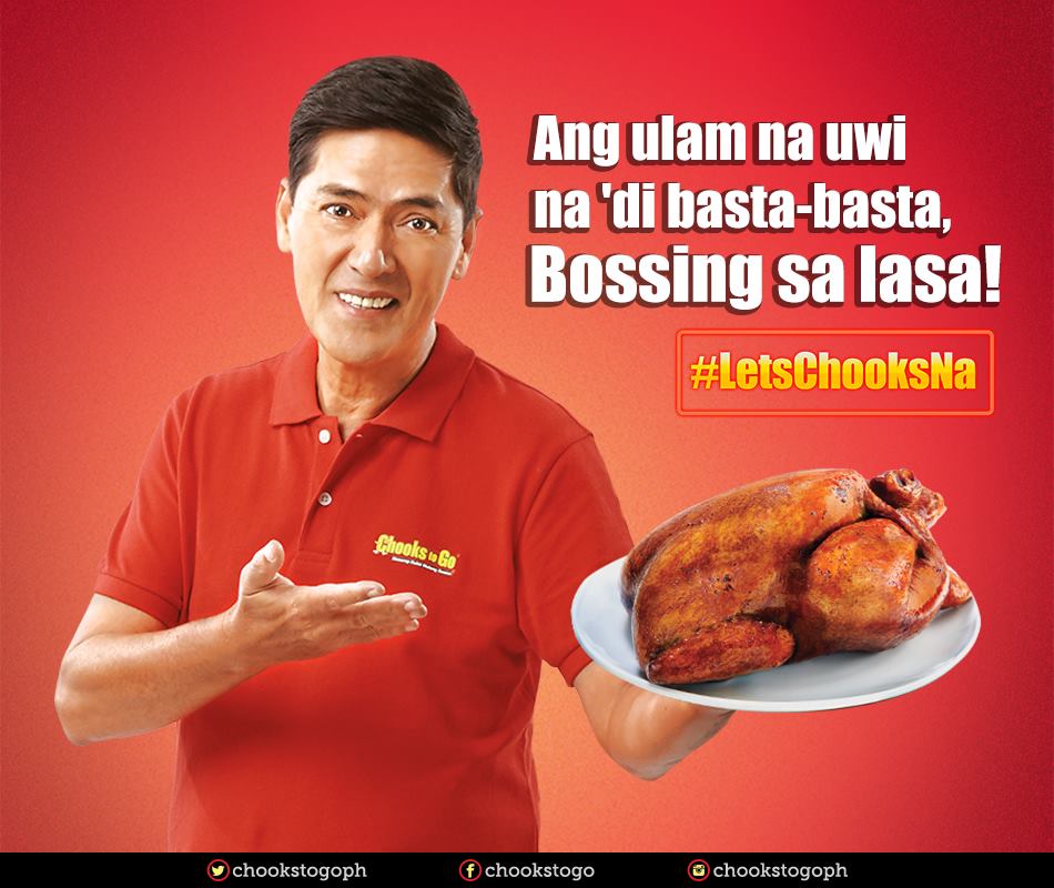 Bossing Vic Sotto is the new Endorser of Chooks to Go: Ang ulam na uwi ...