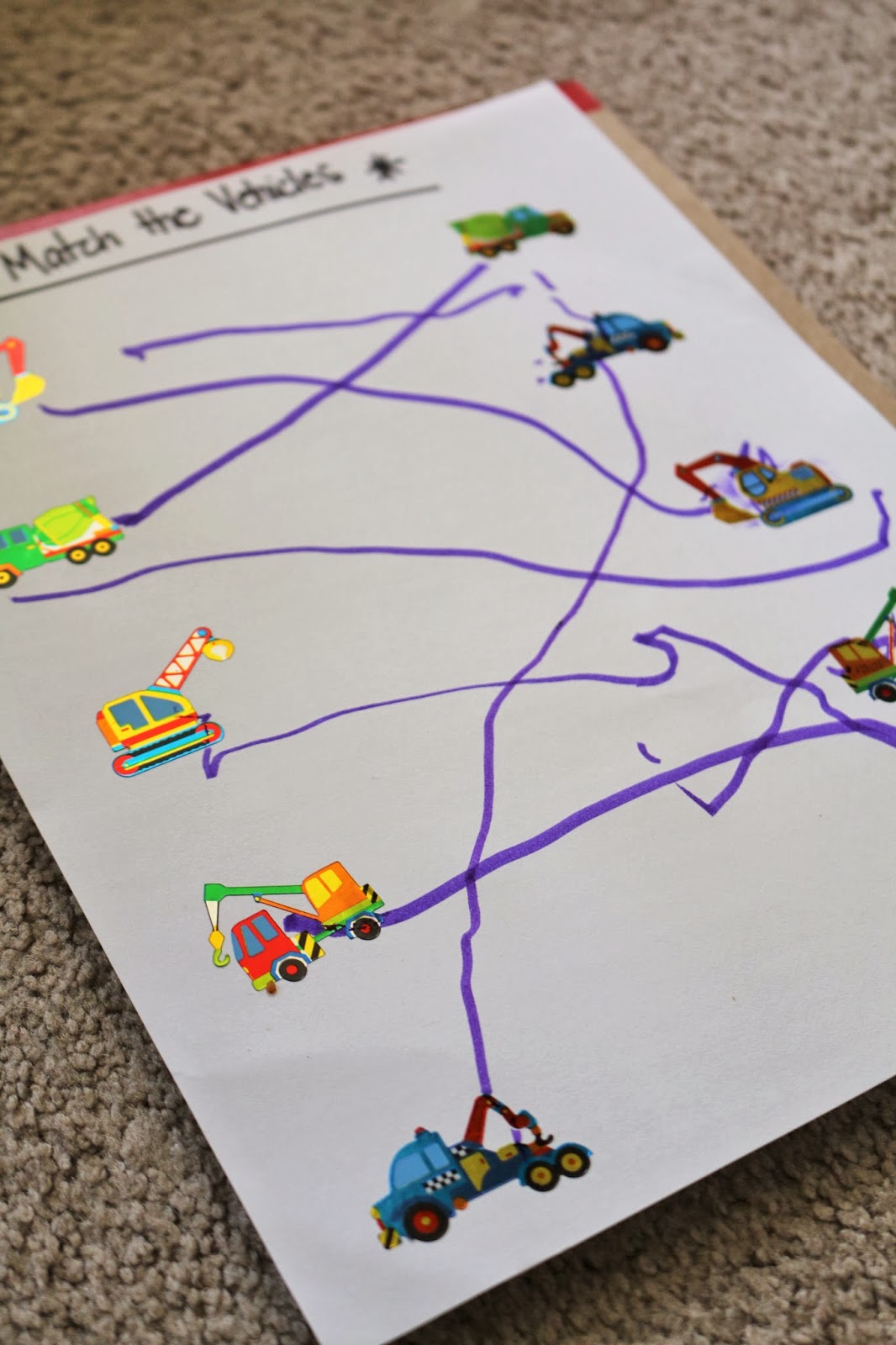 Easy Toddler Time Activity: Sticker Matching