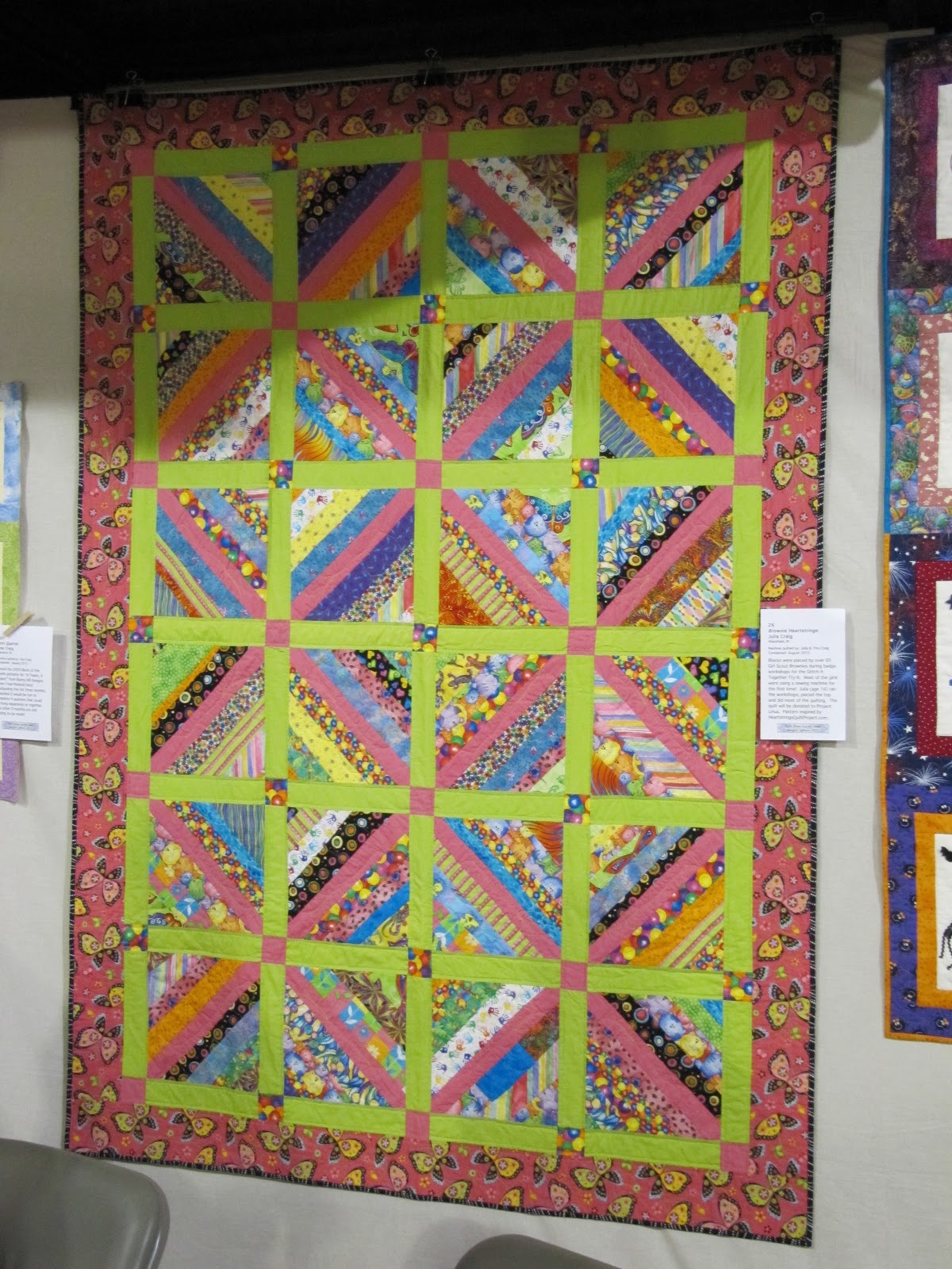 Sew Many Ways...: Quilt Show...Congratulations Tina!!!