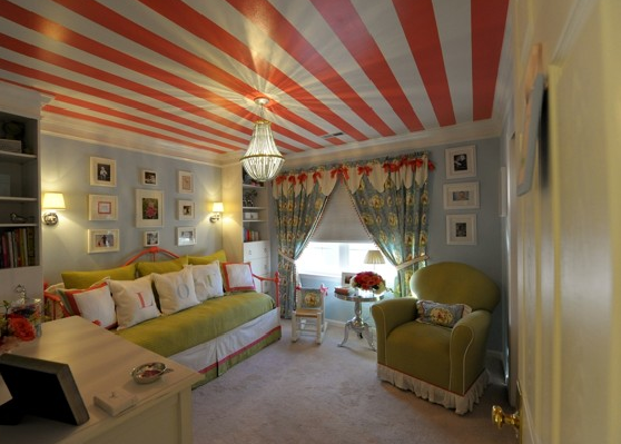 J'adore Striped Ceilings - Real estate, House and Home