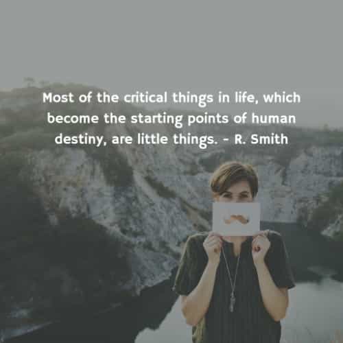 66 Little things in life quotes to appreciate small things