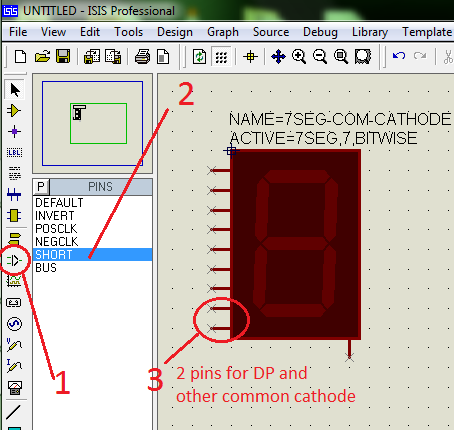 Milinda Pro: Make new Proteus device with its PCB package. (Here for 7 ...