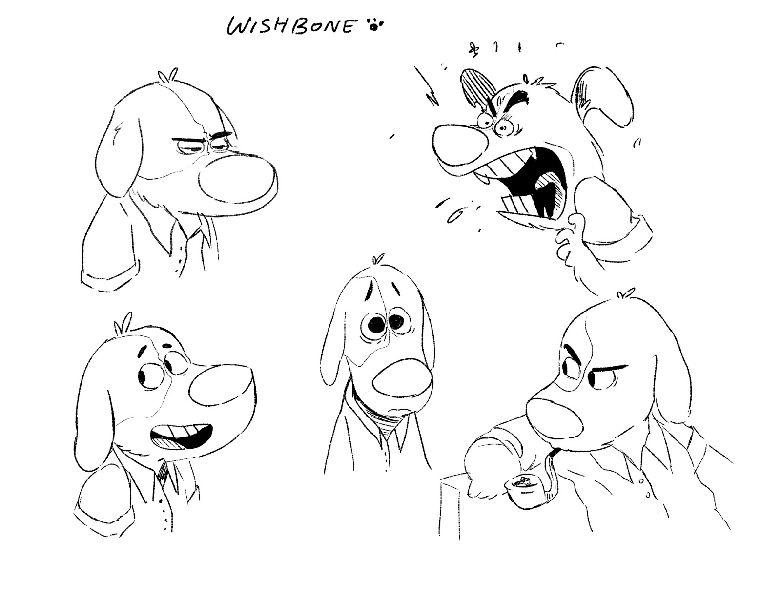Ari Castleton Character Design: Wishbone Feature Designs