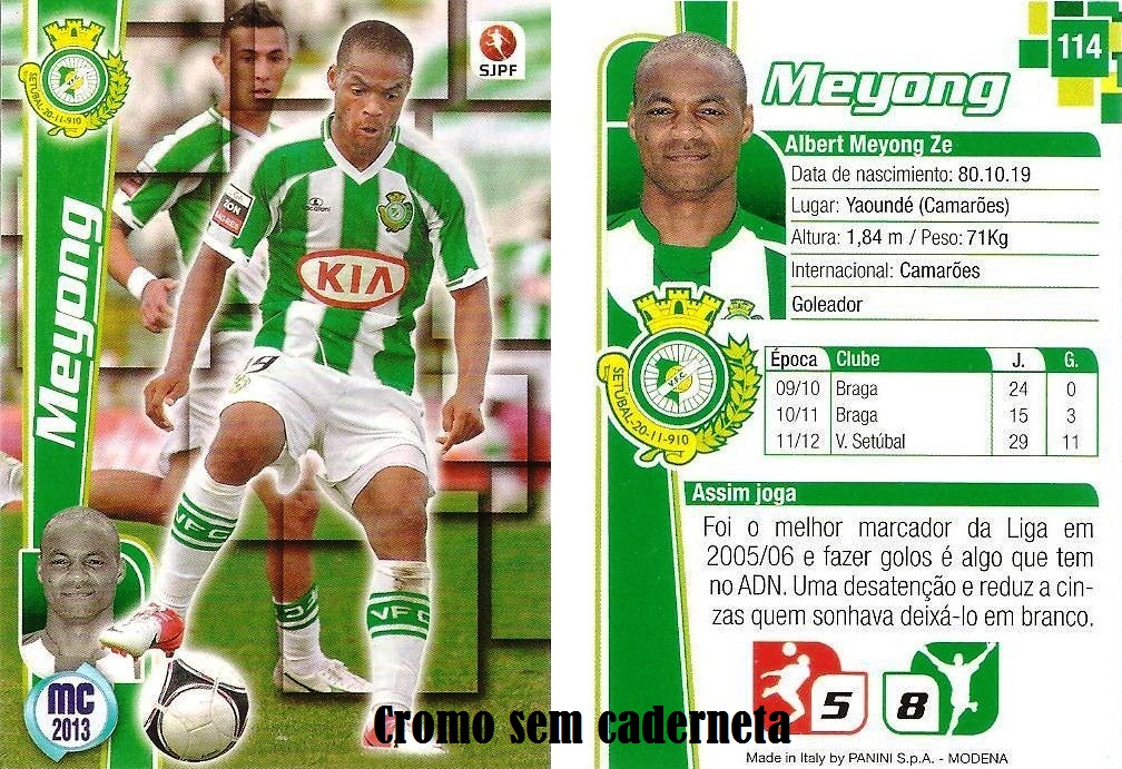 Cromo sem caderneta: 820 - MEYONG