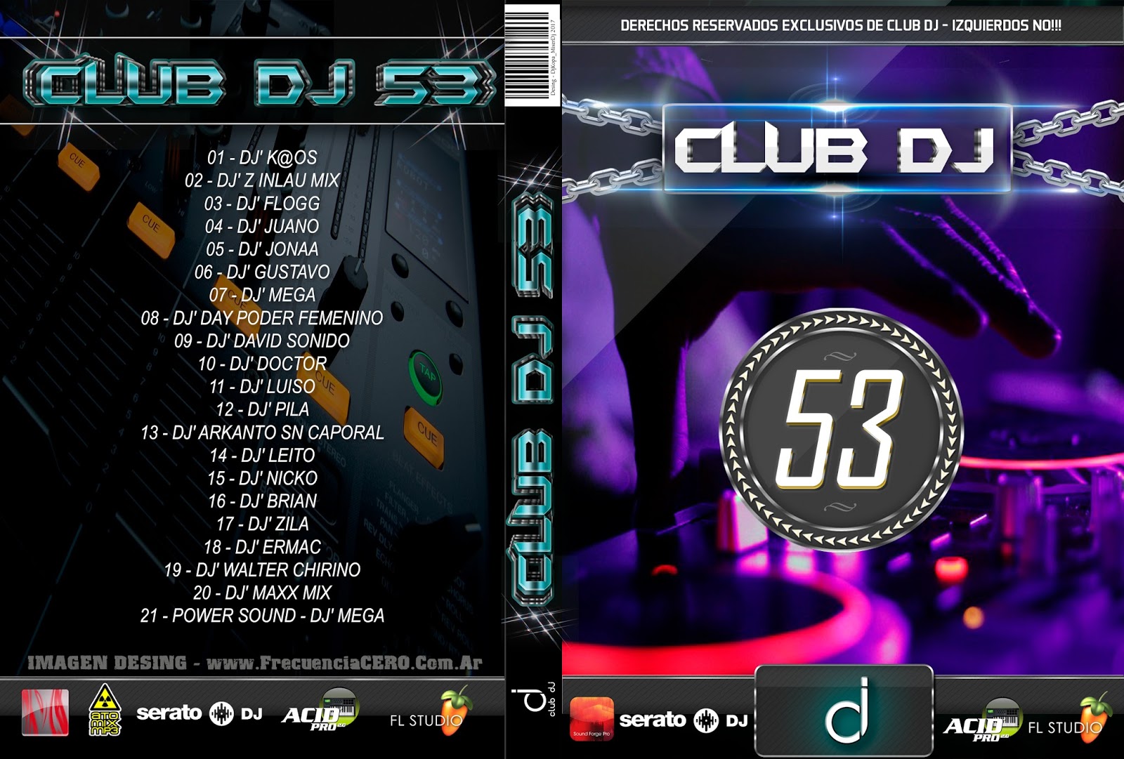 DJ - K MASTER MIX 2023: CLUB-DJ- 53 --- 2 DVDs