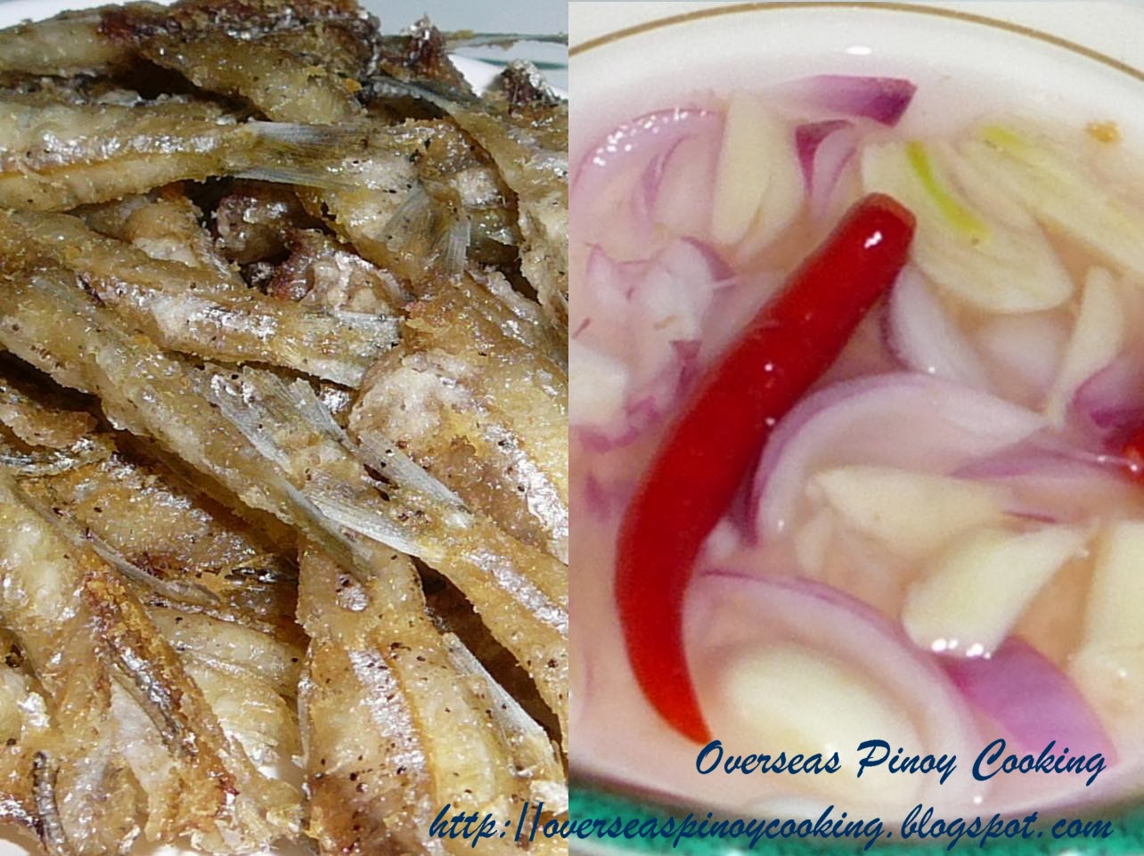 Crispy Fried Dilis, Deep Fried Fresh Anchovies