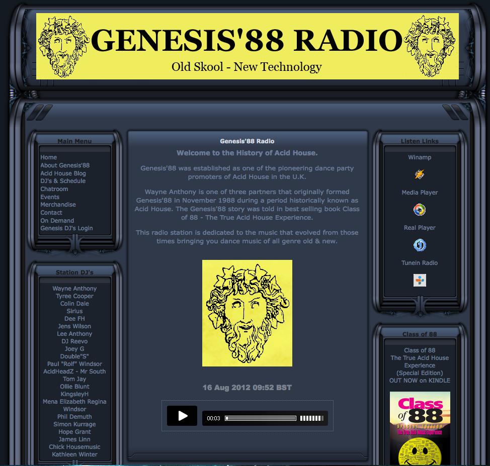 Genesis'88 Radio Blog