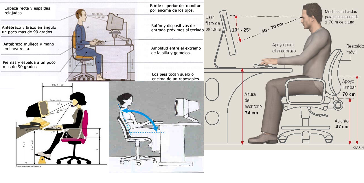 Como puedo mejorar mi postura frente al computador | comopuedo.tv