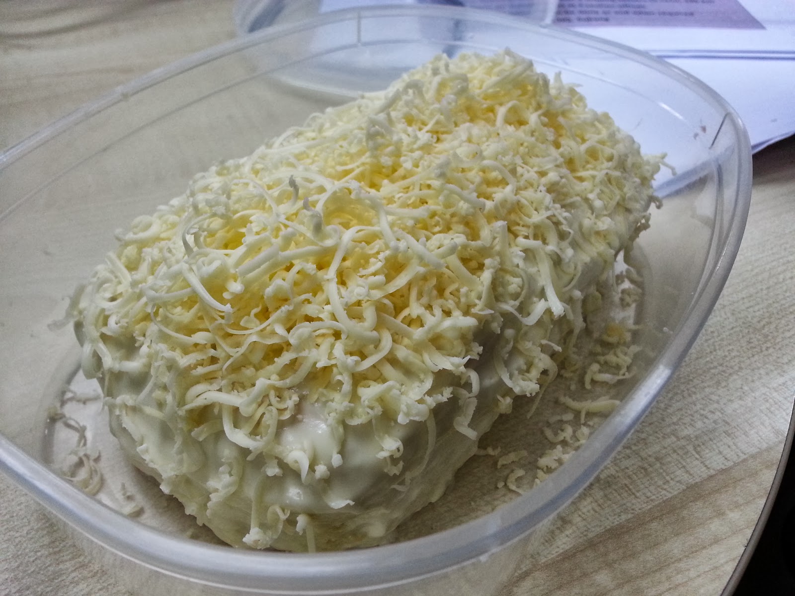 nyummcakes: Cobaan: Snowy cheese cake