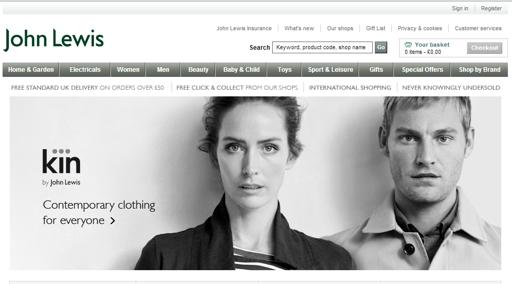 In the name of fashion: Kin by John Lewis update