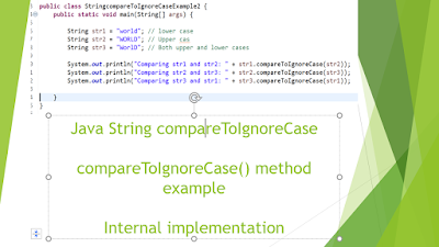 Java String compareToIgnoreCase method example - Internal ...