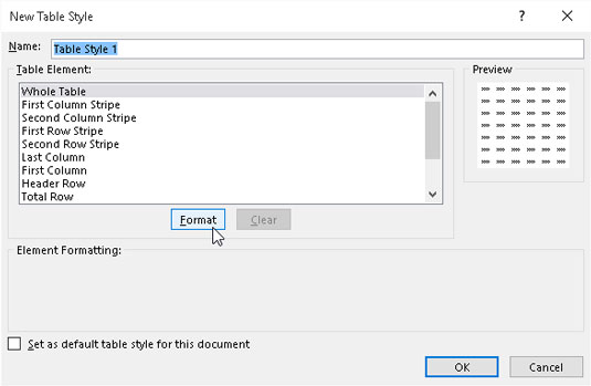 Create A New Custom Table Style In Excel 2016 Excel 2016 Create A New Custom Table Style In Excel 2016 Excel 2016