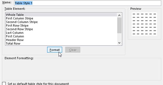Create a New Custom Table Style in Excel 2016 | Excel 2016
