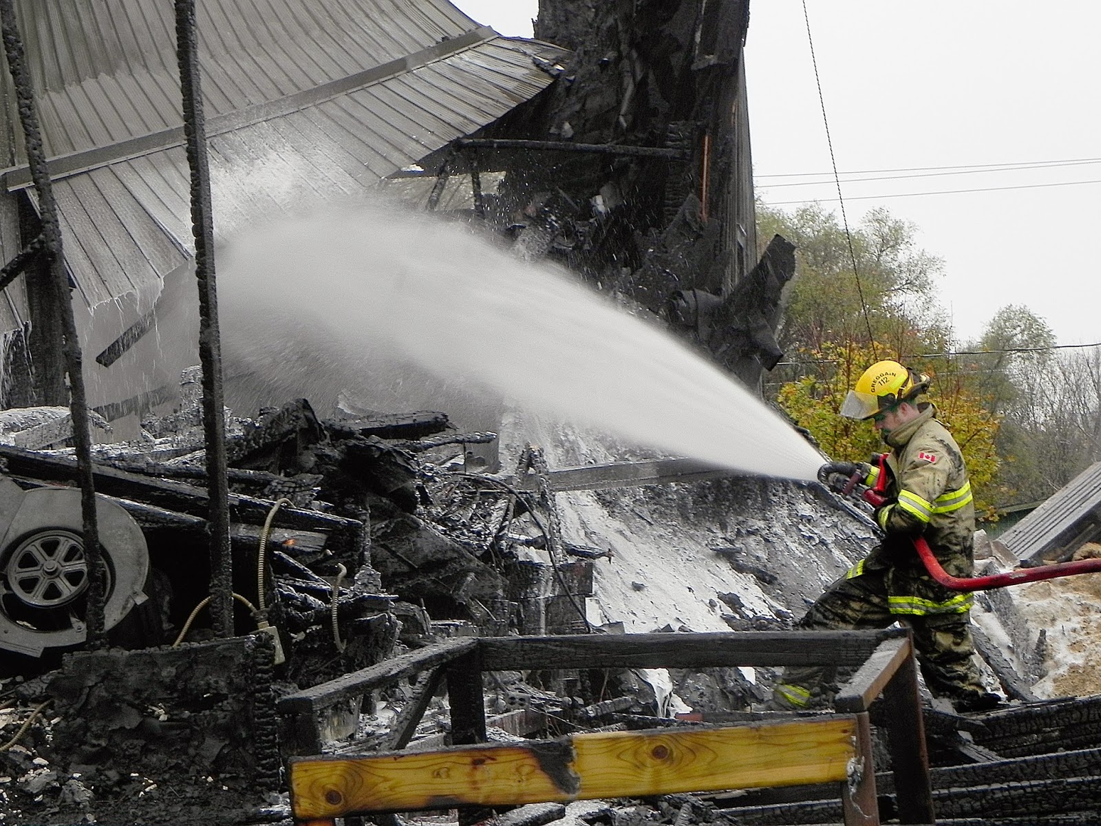 Erin Insight: Photos of Mundell mill fire