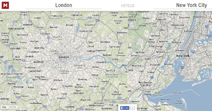Maps Mania: Compare Your Town with the World