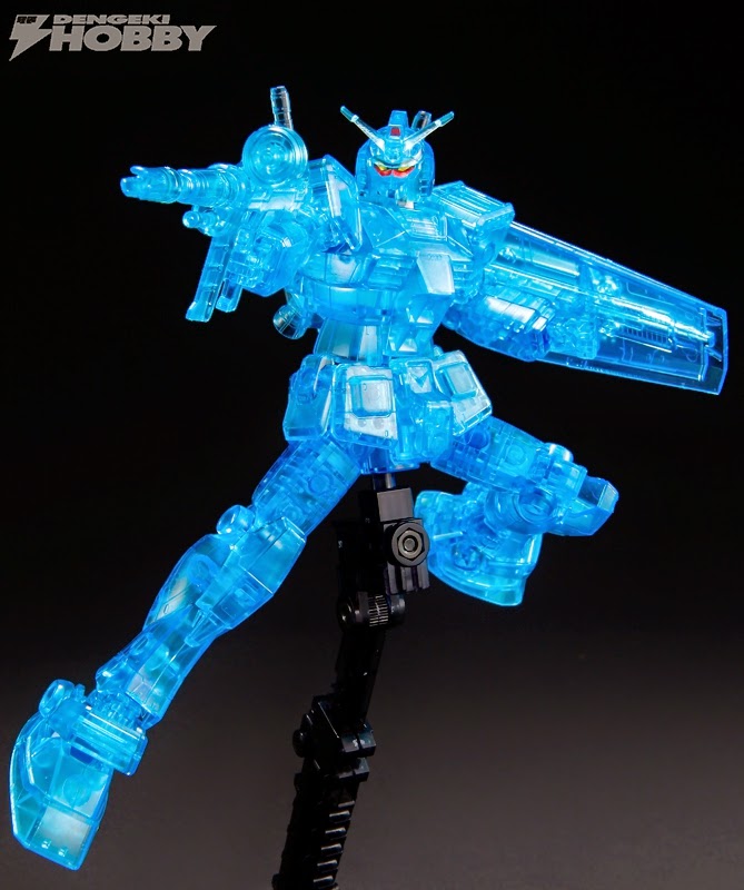 HG 1/144 G30th Clear Blue RX-78-2 Gundam as Prize for Dengeki King 2014