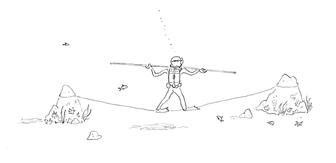 Le bazar de Henri Fellner: Le funambule sous-marin