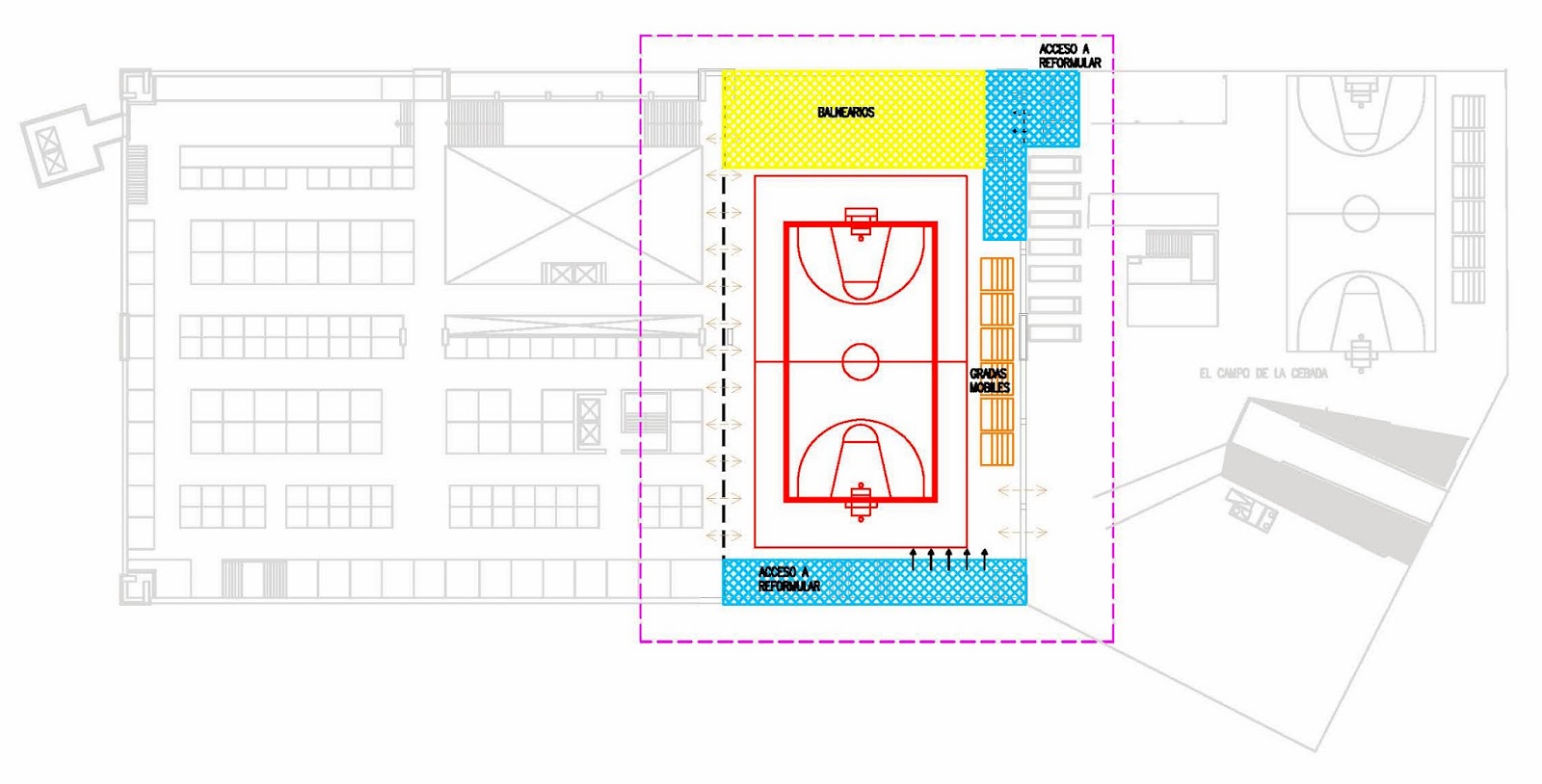 3ENCEBADA: 05 - Seguimos con la pista deportiva