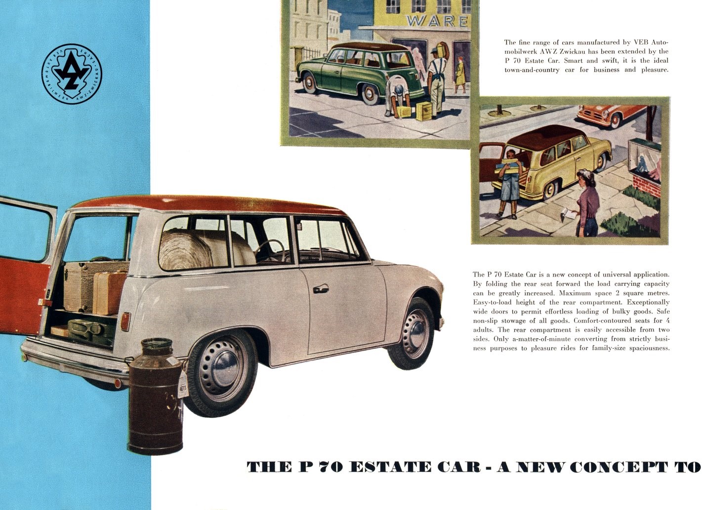 DKW Auto-Union Project: 1958 AWZ P70 Prospects