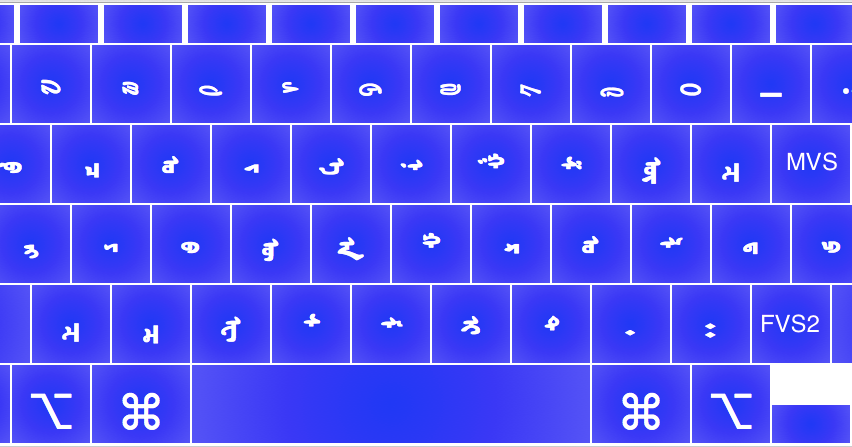 Монгол бичиг: Maк компьютерийн монгол бичгийн гар (Mongolian ...