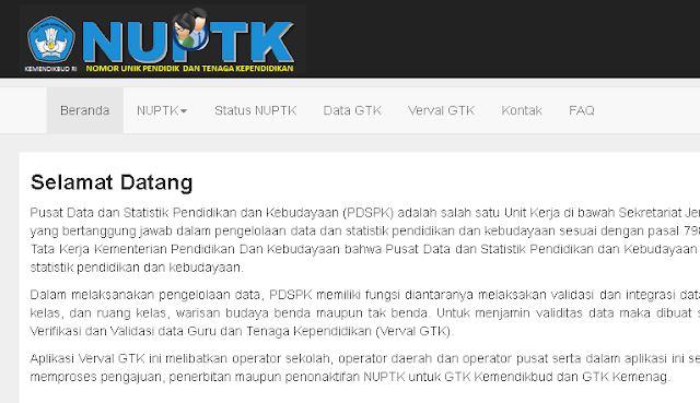 Syarat dan Ketentuan Pengajuan NUPTK Baru - Ilmu Komputer dan Pendidikan
