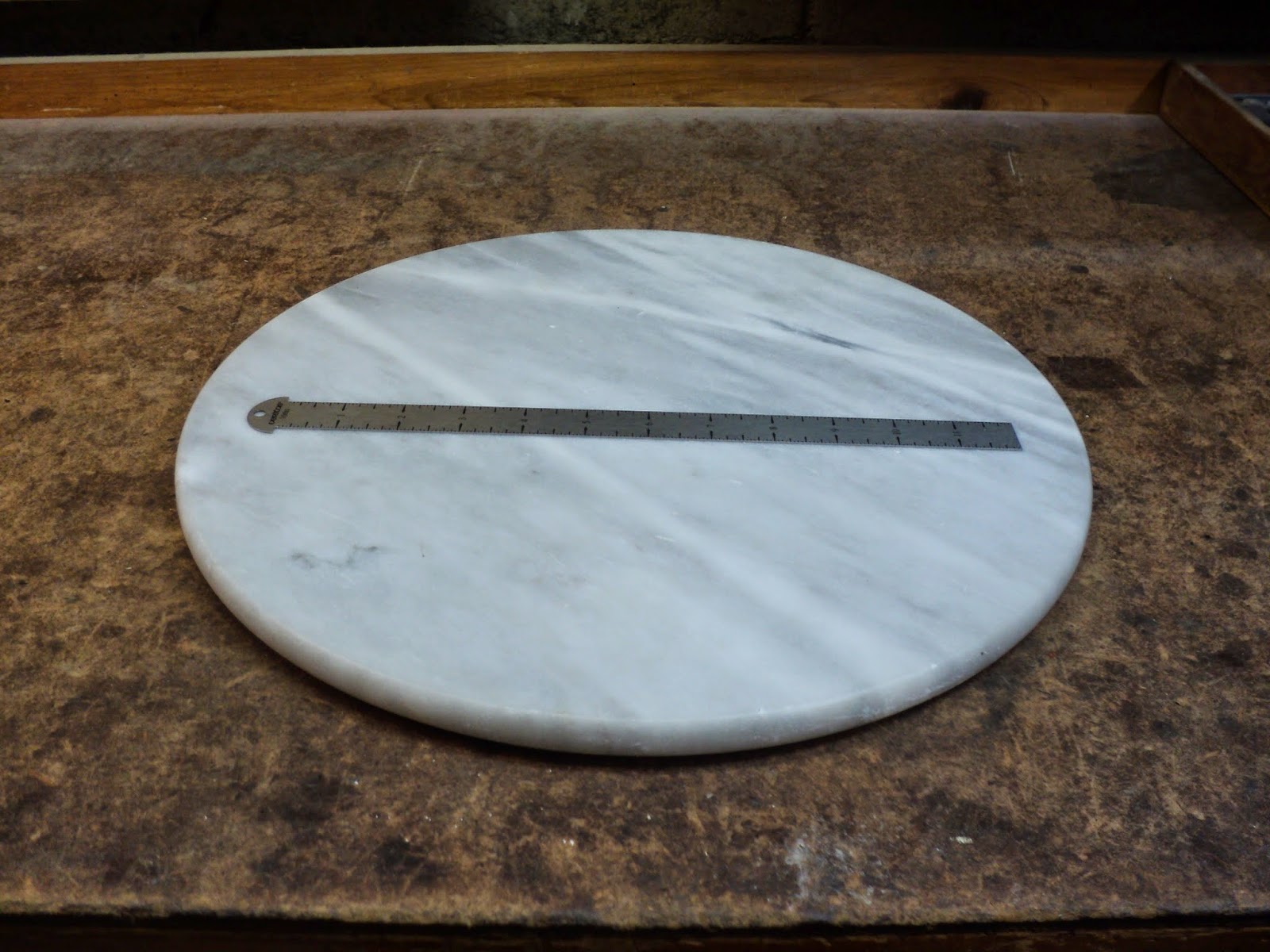 Rouge River Workshop: Roadside Find -- A Marble Disc
