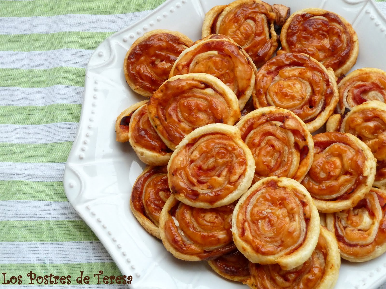 Los Postres de Teresa: Hojaldritos de Jamón y Queso