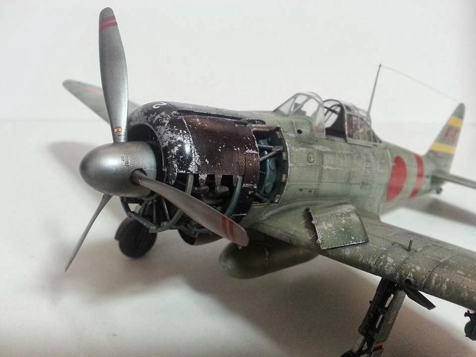 Kitter's Scale Models: 1/32 A6M2b Mitsubishi Zero Fighter (Model 21) Zeke