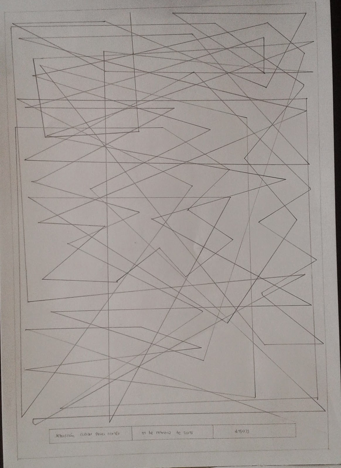 Aprender a dibujar 2015: 1. LINEAS RECTAS