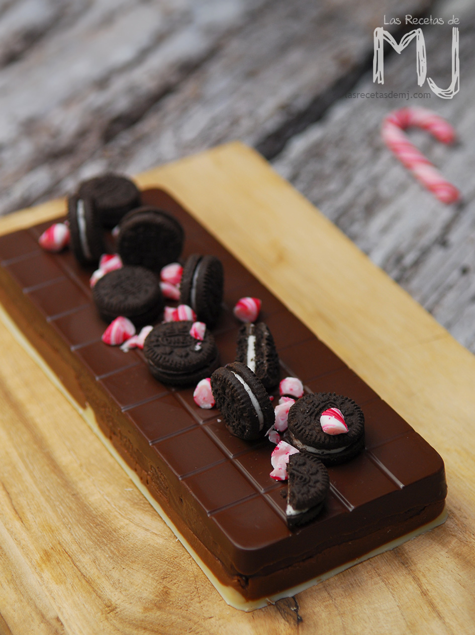 TURRÓN DE OREO 3 CHOCOLATES - Las Recetas de MJ
