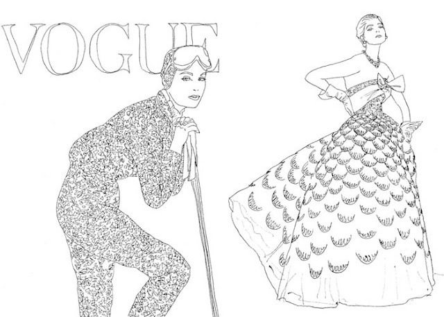 Vogue Coloring Pages Coloring Pages
