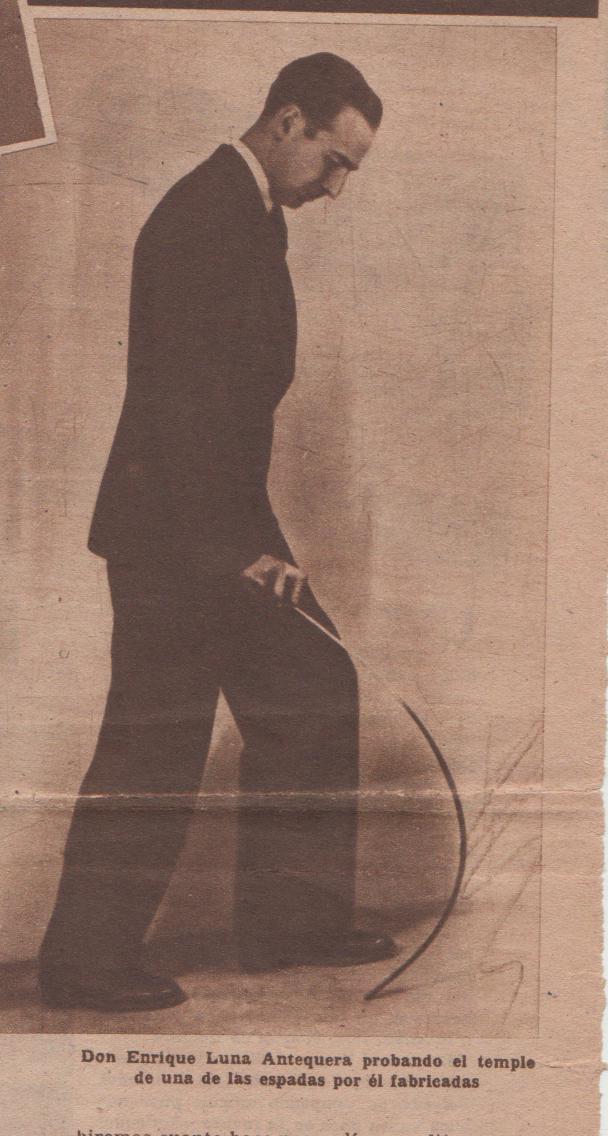 La Tauromaquia en Tarifa: ¿SABEMOS DE ESPADAS DE MATAR TOROS?