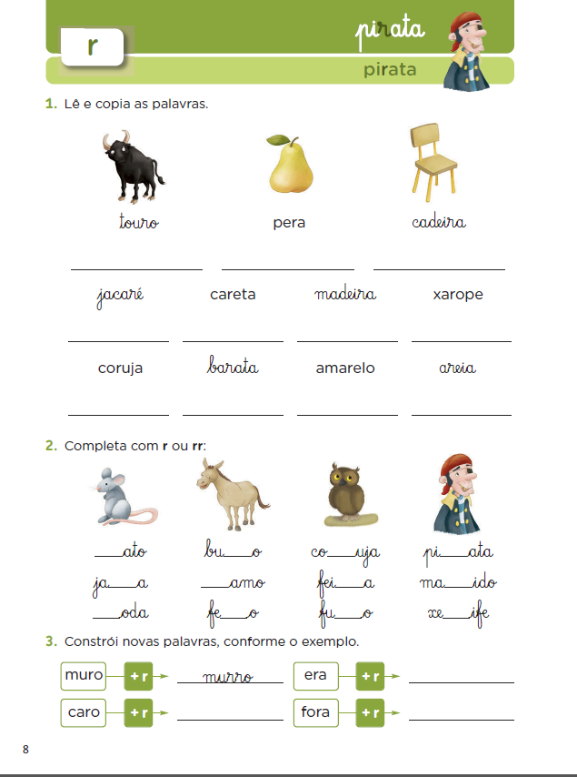 Atividades com R e RR - SÓ ESCOLA