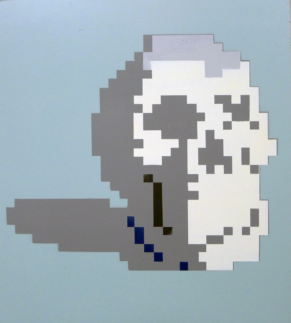 Delton Demarest Arts: 8Bit Skull Final Painting for Studio 72 Pixel ...