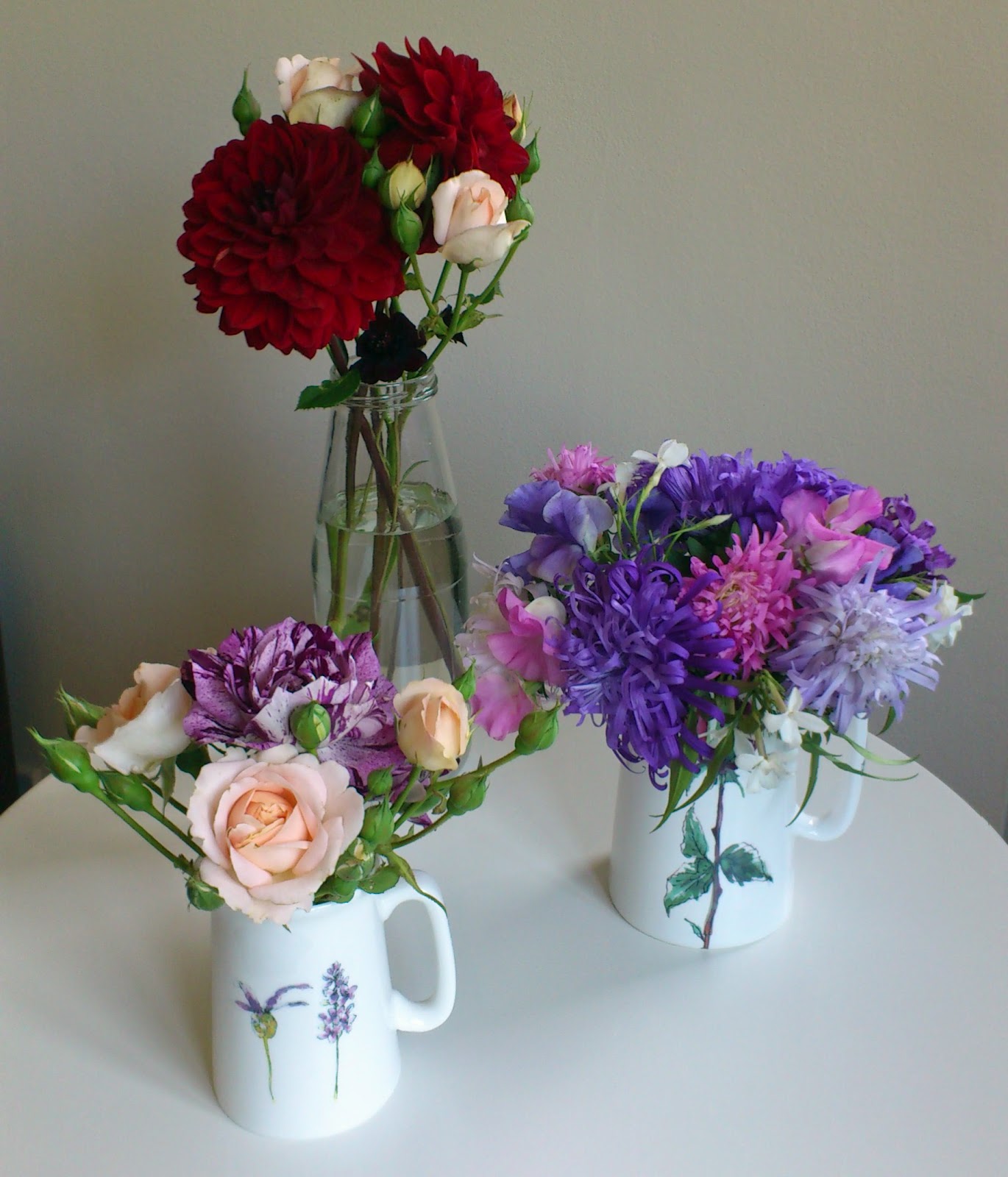 Flowers by Shamini: Not-so-flat flowers